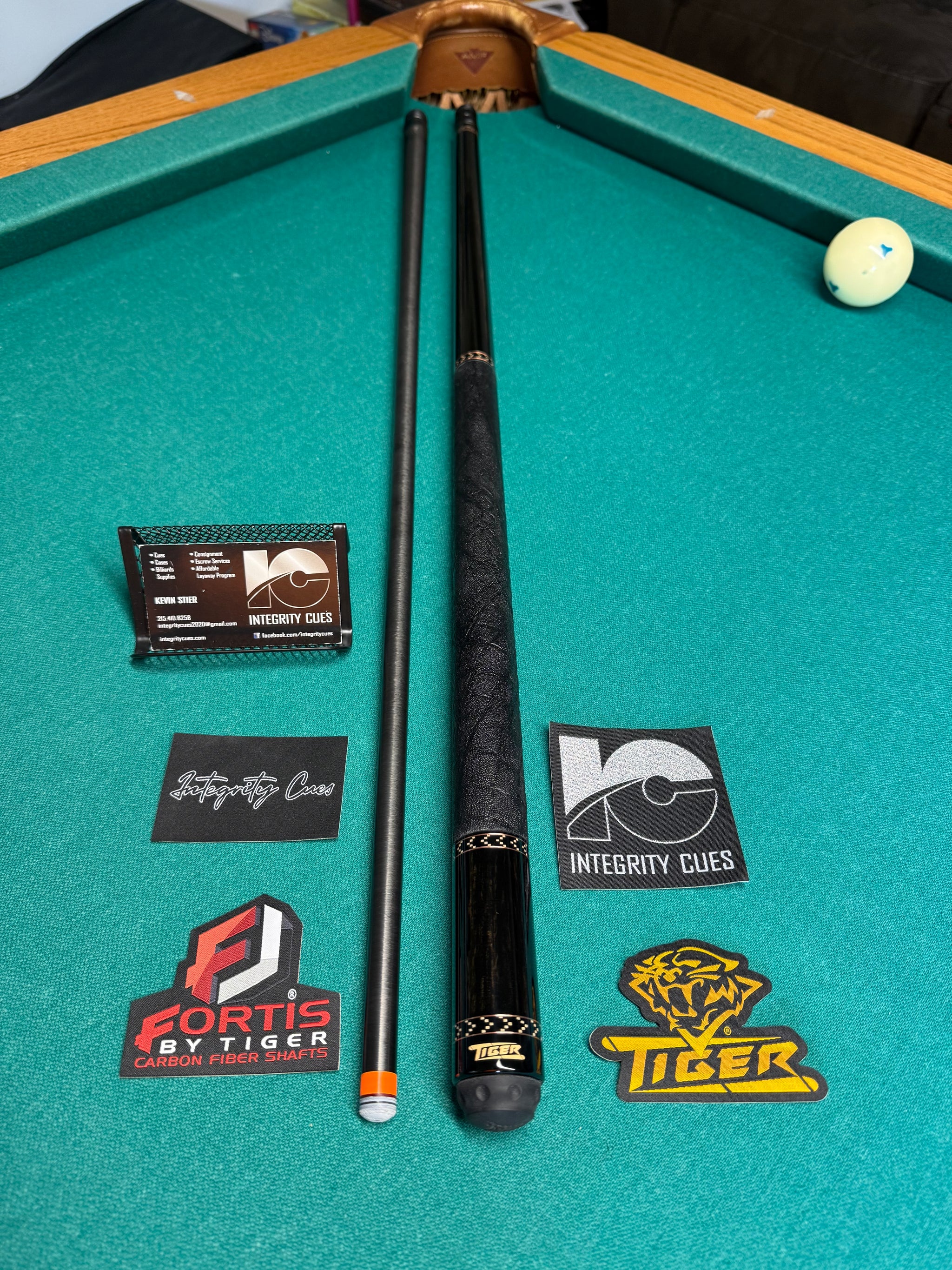 Tiger Ebony Custom Build Cue Brand New