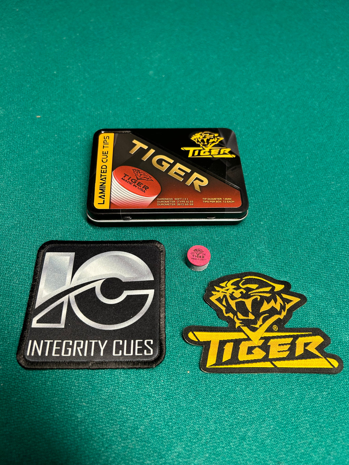 Tiger Laminated Cue Tip